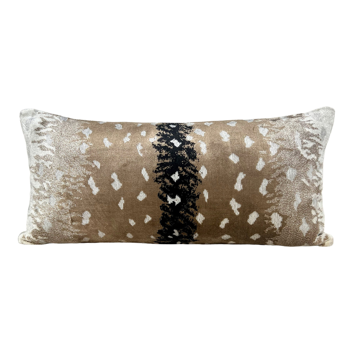 Scalamandre Antelope Velvet Pillow In Gold and Black. – PillowFever
